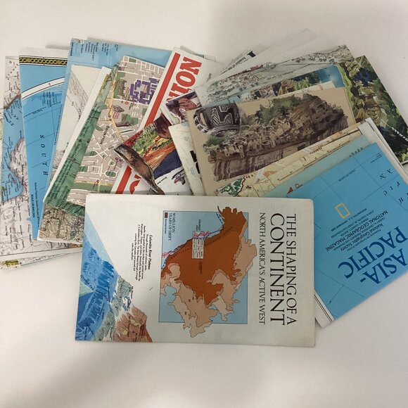 Other | Vintage Of 29 Maps Of The World Different Countries History ...